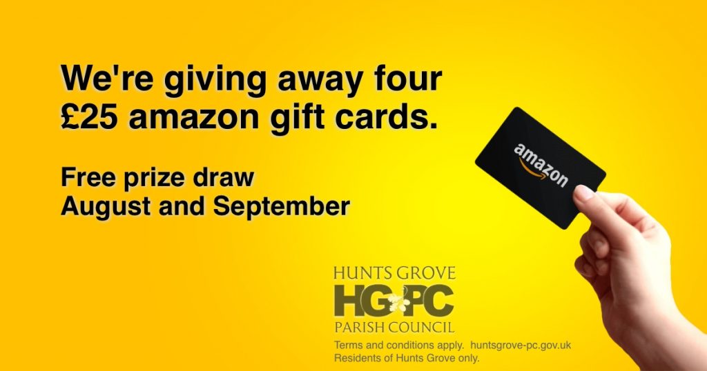 Free Prize Draw – Hunts Grove Parish Council Blog